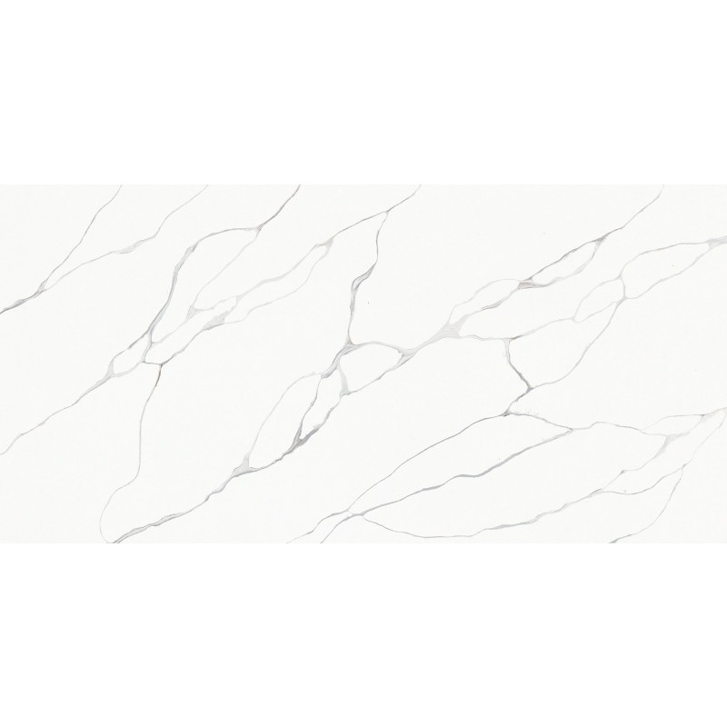 High Gloss Quartzize Worktops 20mm Thick Quartz Overlay Countertops